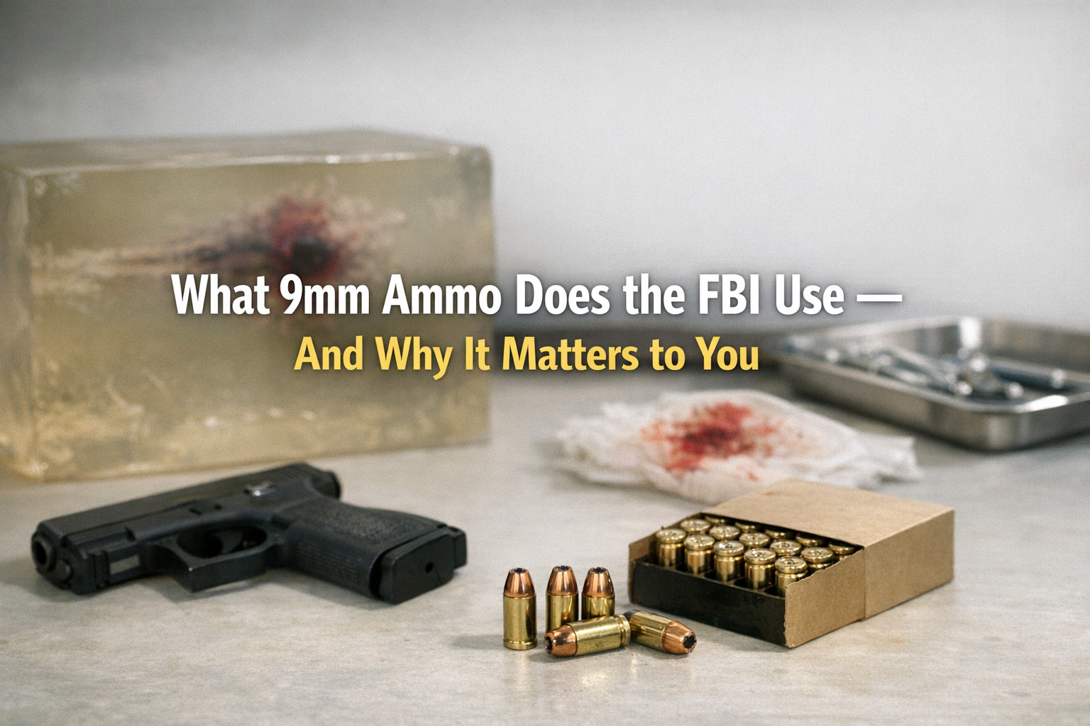 What 9mm Ammo Does the FBI Use — And Why It | Blvista